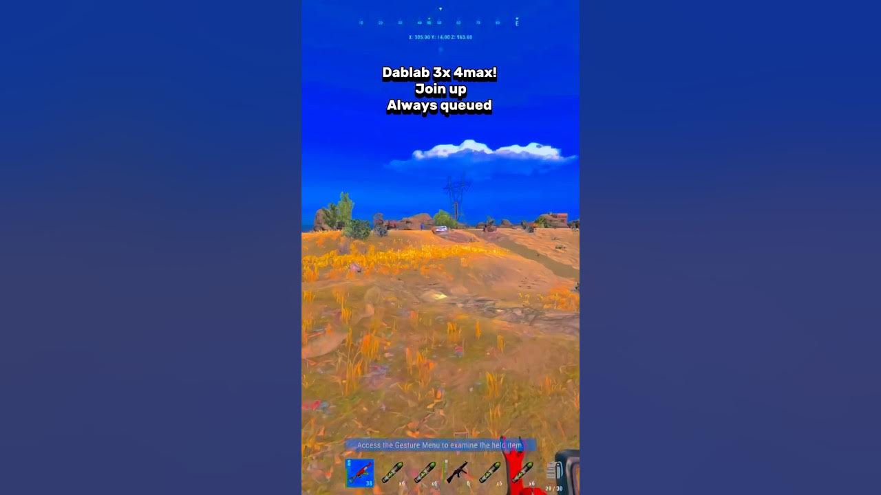 Join up Dablab 3x 4max! Always queued #rust #rustconsole #gaming #rustshorts #rustpvp - YouTube