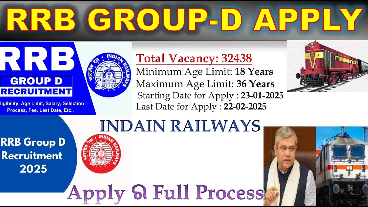 Group-d apply | RRB Group D Apply 2025 | Railway group d apply | Indian ...