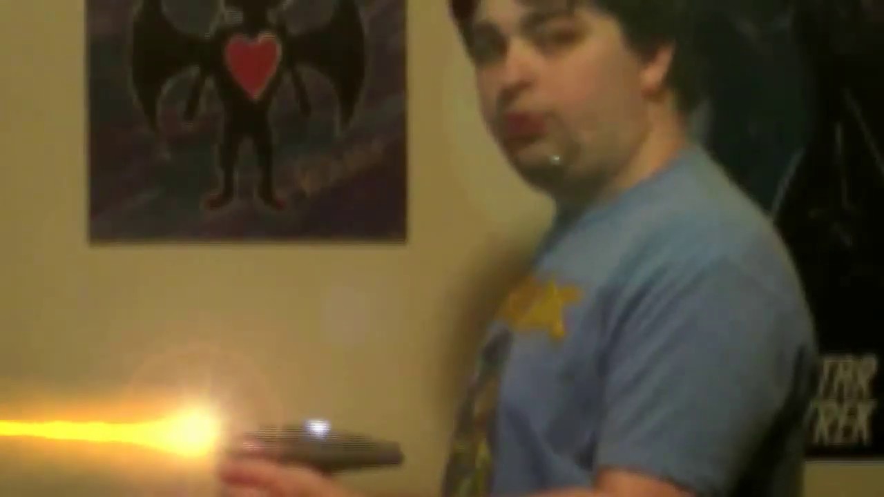 2nd Phaser Fire and Disintegration Test - YouTube