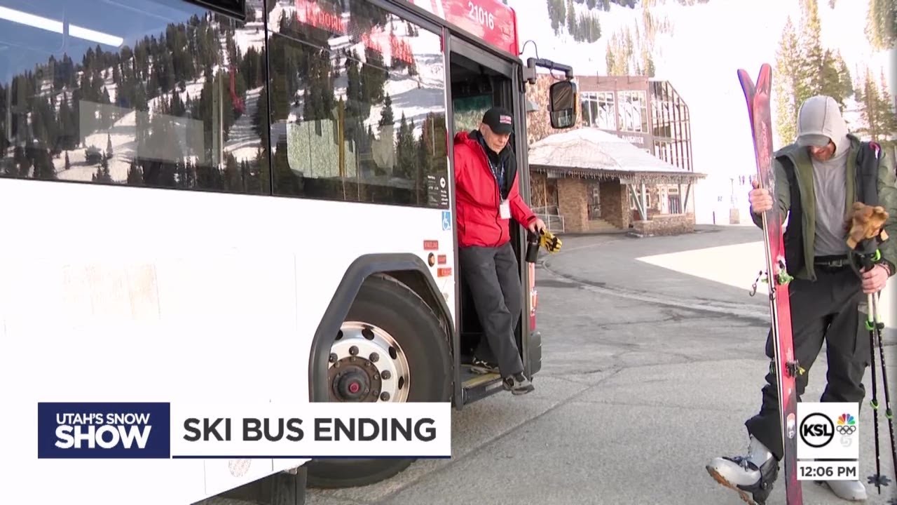 UTA ski bus ends seasonal service with ridership gains - YouTube