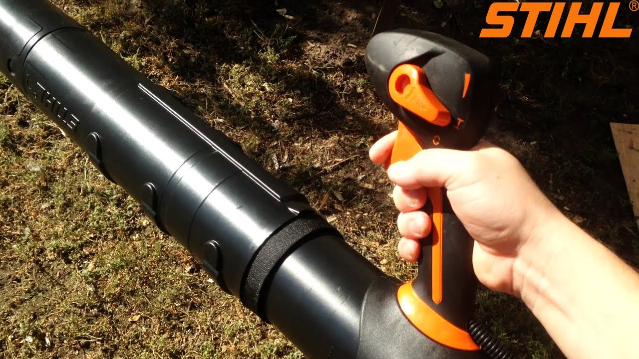 Ранцевое воздуходувное устройство STIHL BR 430 - YouTube