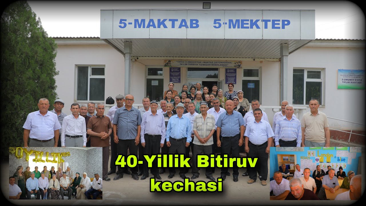 40-Yillik bitruv kechasi.. 5 - Maktab BONU STUDIO - YouTube