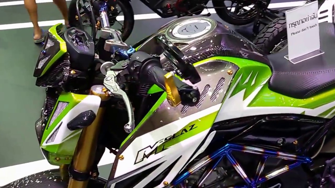 NEW YAMAHA M-SLAZ 150 (แต่งเต็มสวยมาก) - YouTube