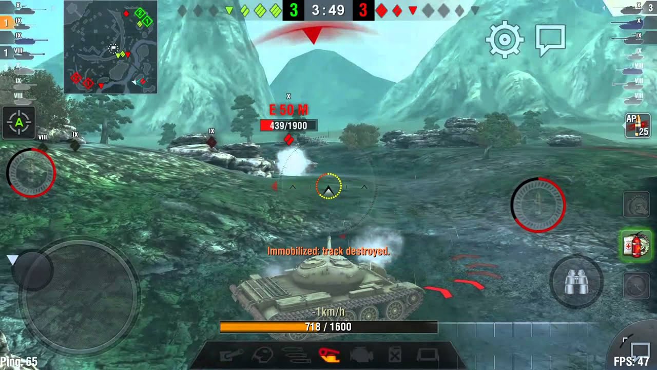 WoT Blitz | T-54 solo game | Lost Temple - YouTube
