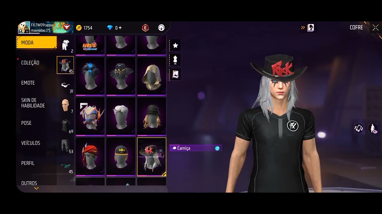 mostrando minha conta do FF para vocês - YouTube