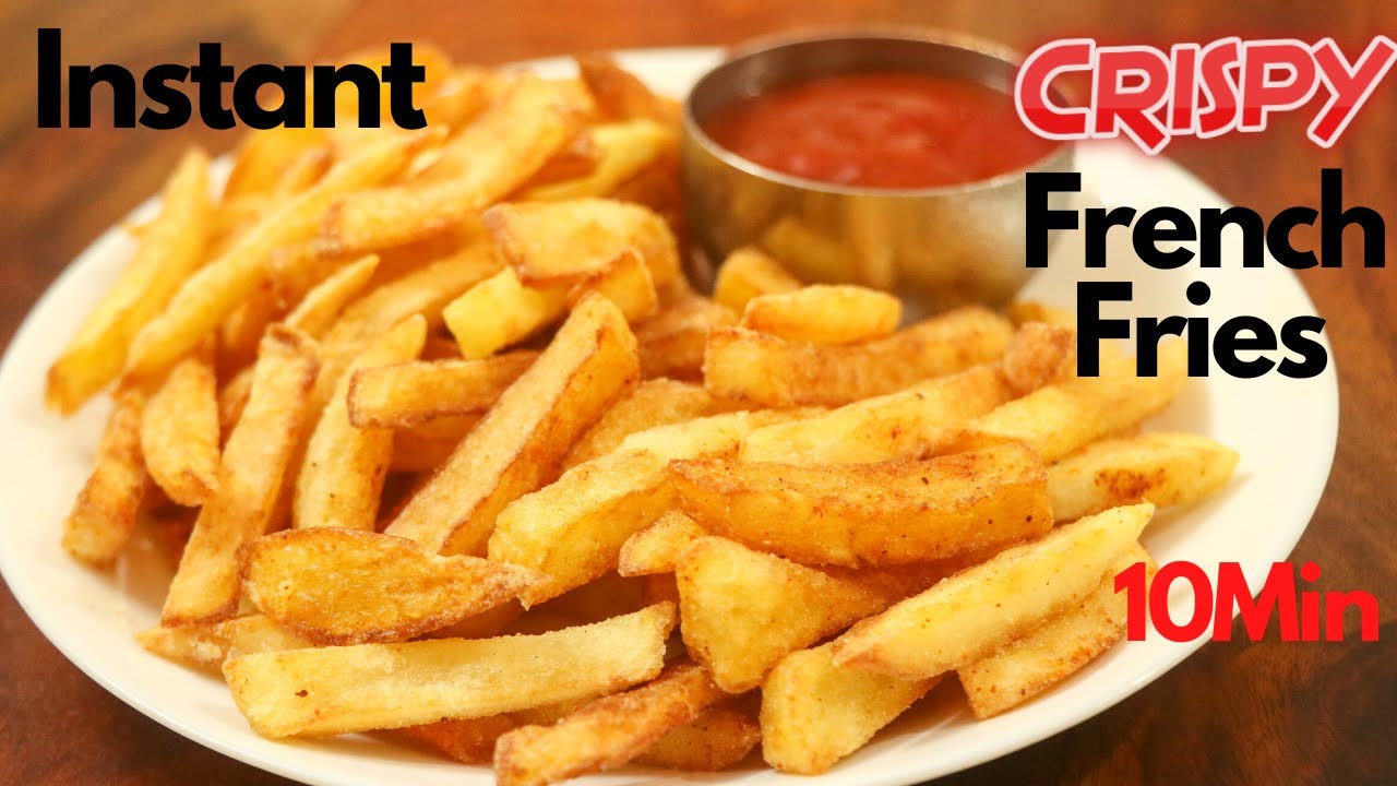[10Min] Instant Crispy French Fries Recipe | Easy Evening Snacks Recipe ...