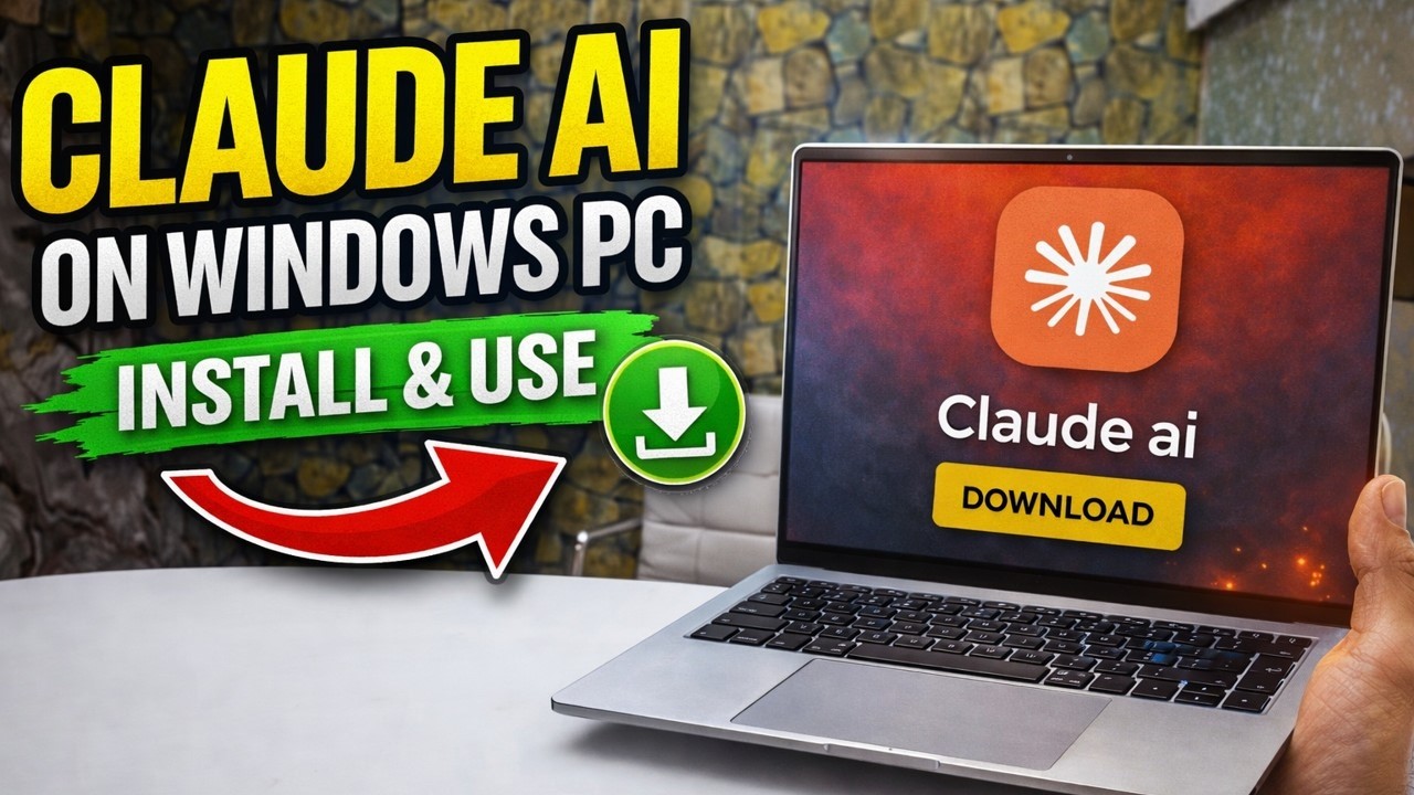 How to Use Claude AI on Windows PC - YouTube