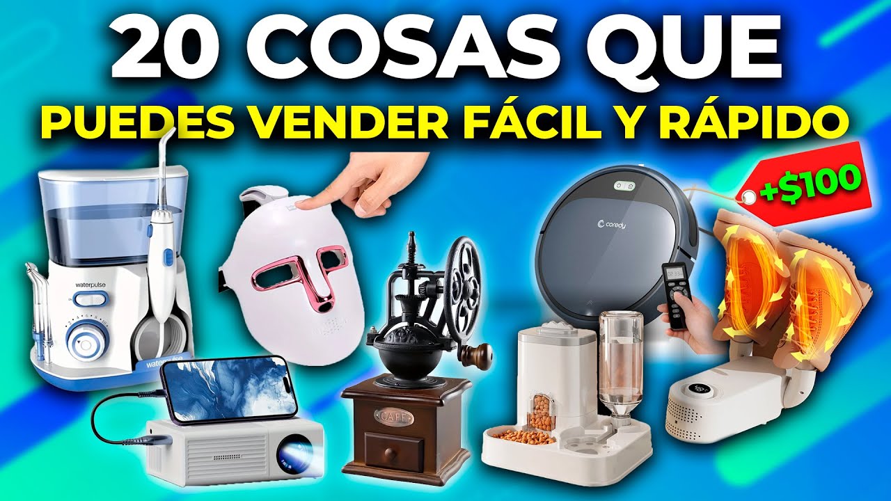 20 Cosas Para Vender Rapido y Facil, Altamente RENTABLES - YouTube