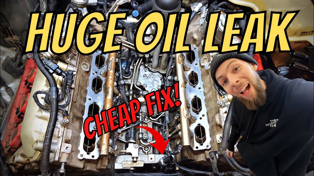 Removing Intake Manifold & Replacing Oil Pressure Sensor | Audi A6 C6 4 ...