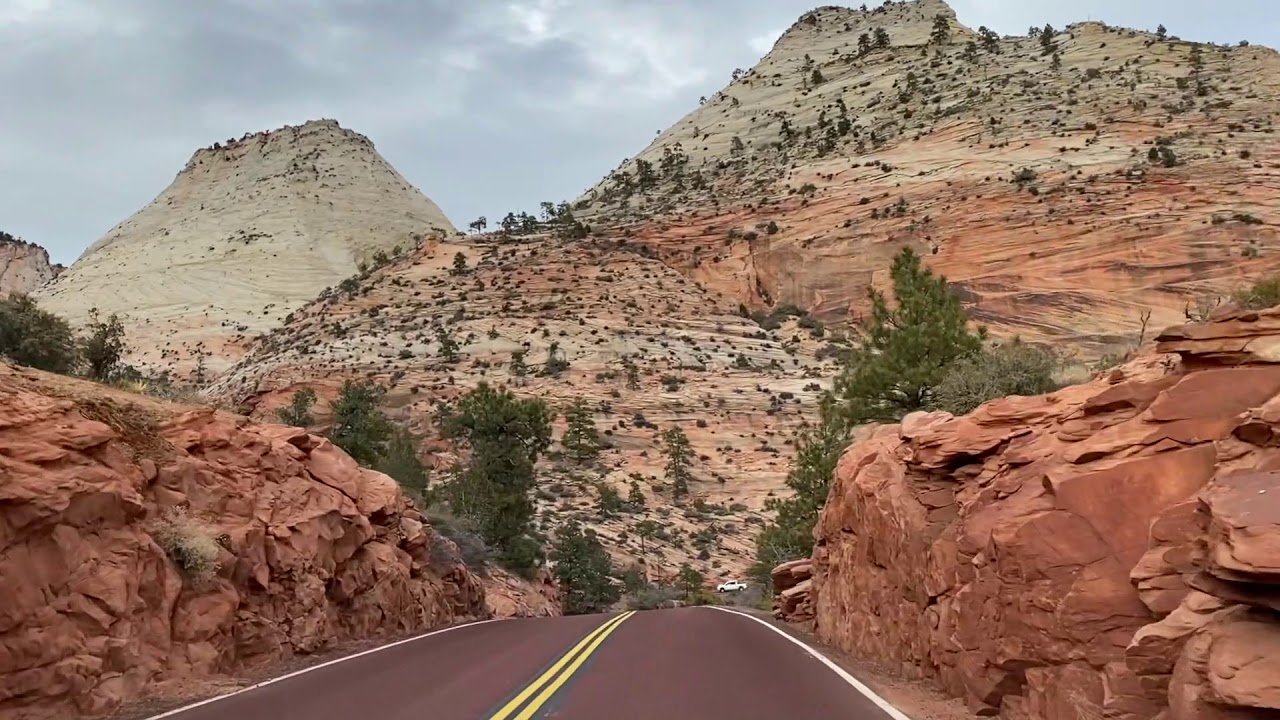 UT-9 Highway, East part of Zion National Park - YouTube