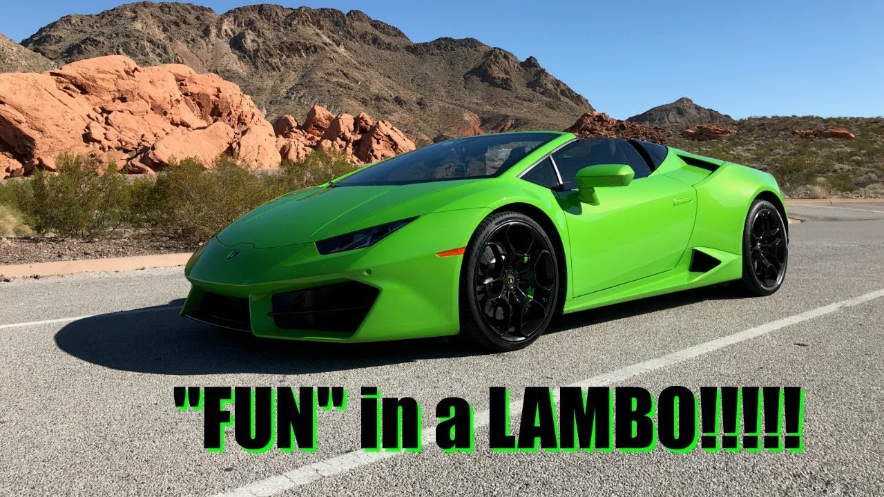 "FUN" in a LAMBO!!!!! - YouTube
