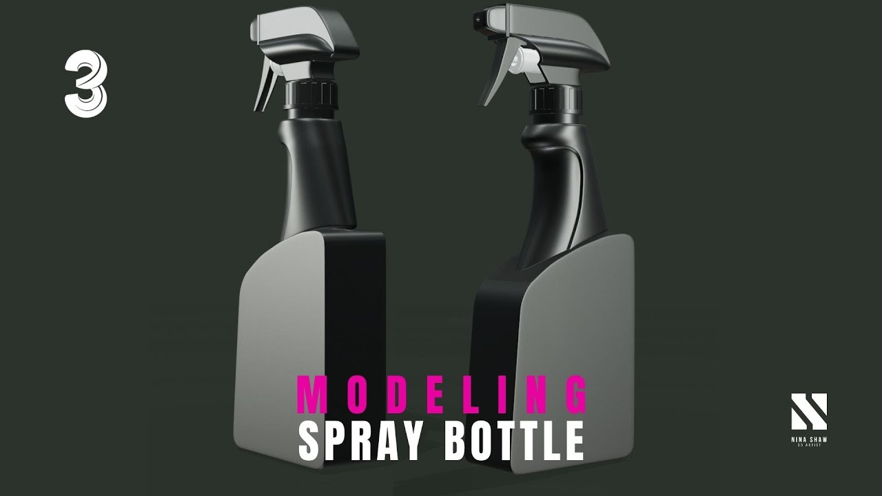 Modeling Spray Bottle in Autodesk3dsMax - YouTube