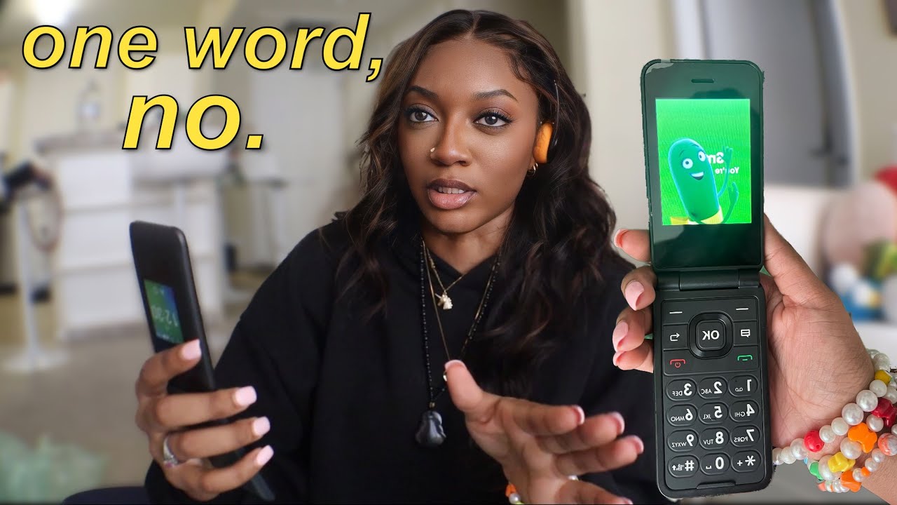 Only Using A Flip Phone For 24 Hours... - YouTube