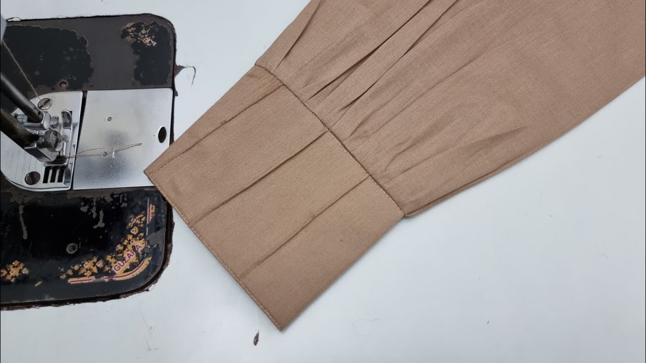 Beautiful and Simple Sleeve Design Cutting and Stitching - YouTube
