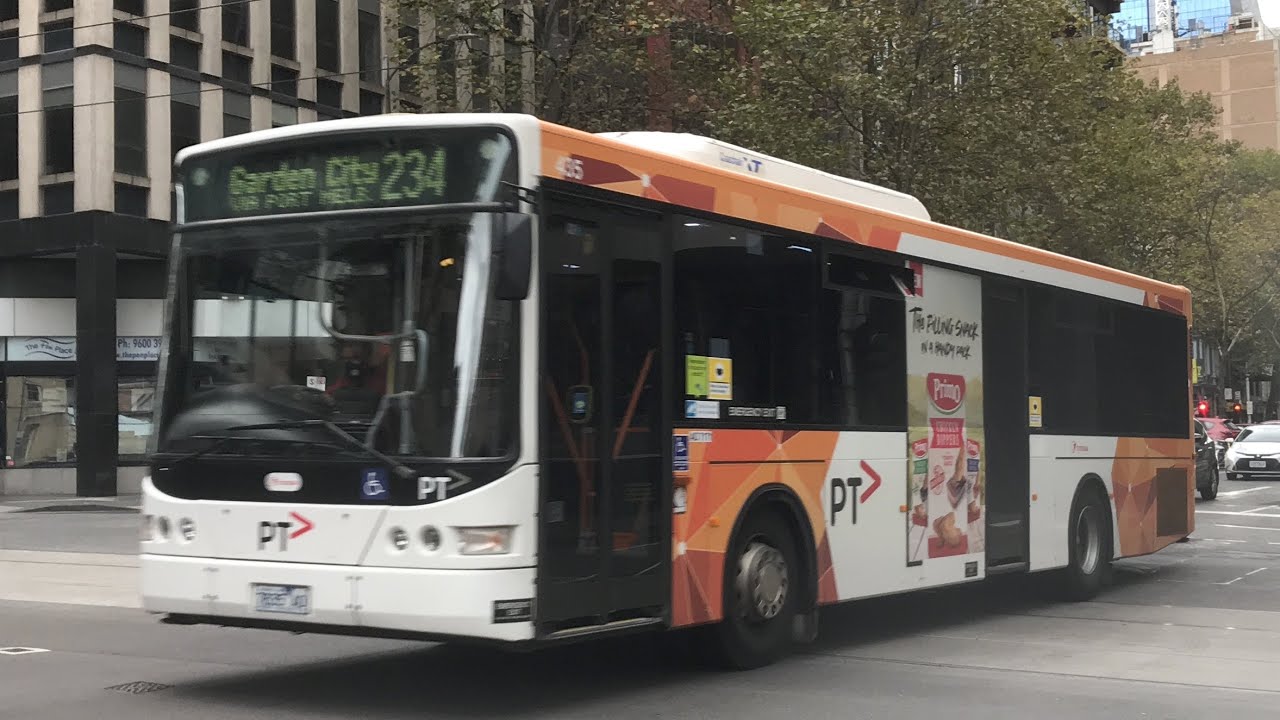 Transdev buses in City Queen Street - YouTube