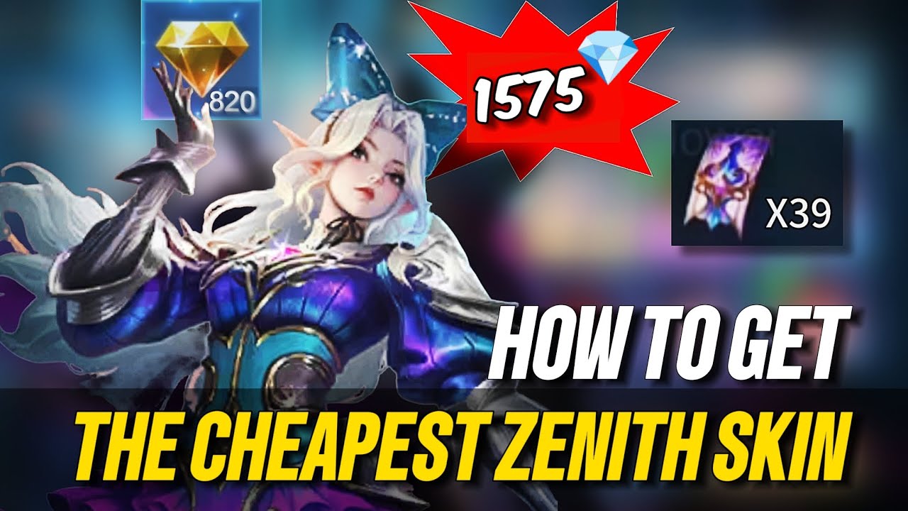 GET IT WITH 1500💎 THE CHEAPEST ZENITH SKIN EVER‼️🤩 - YouTube