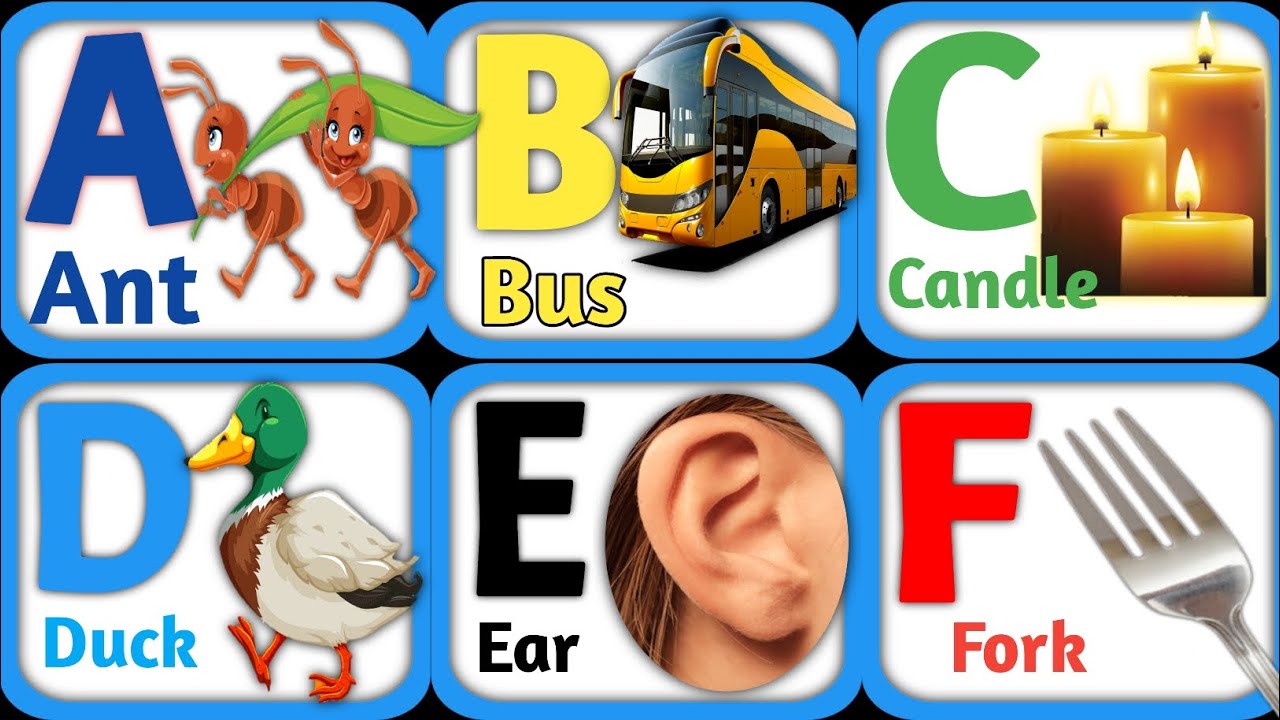 English alphabet | Learn Alphabet ABCD | ABC Preschool Book Learning ...