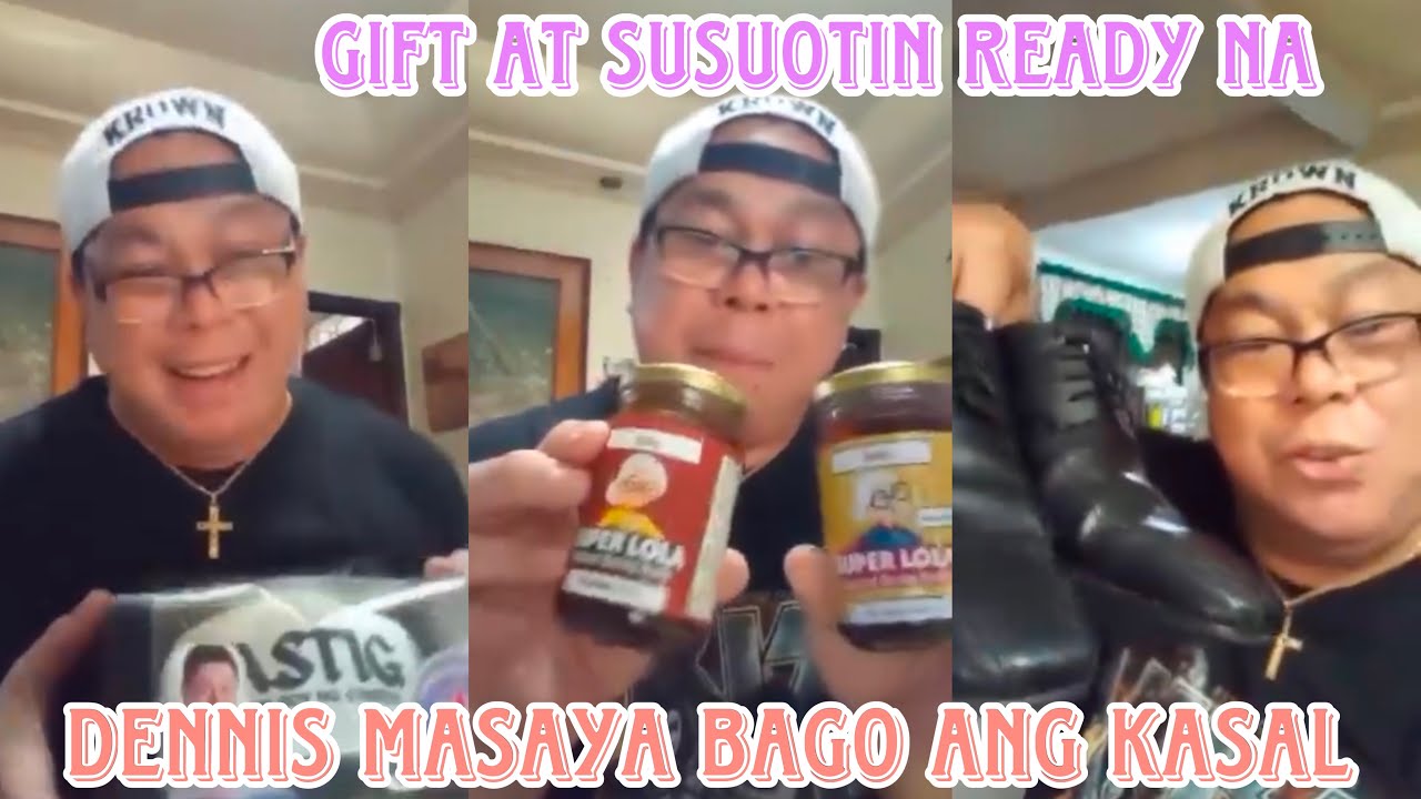 DENNIS PADILLA BAGO ANG KASAL ANG SAYA SAYA IPINAKITA PA ANG GIFT NIYA PARA KINA CLAUDIA AT ...