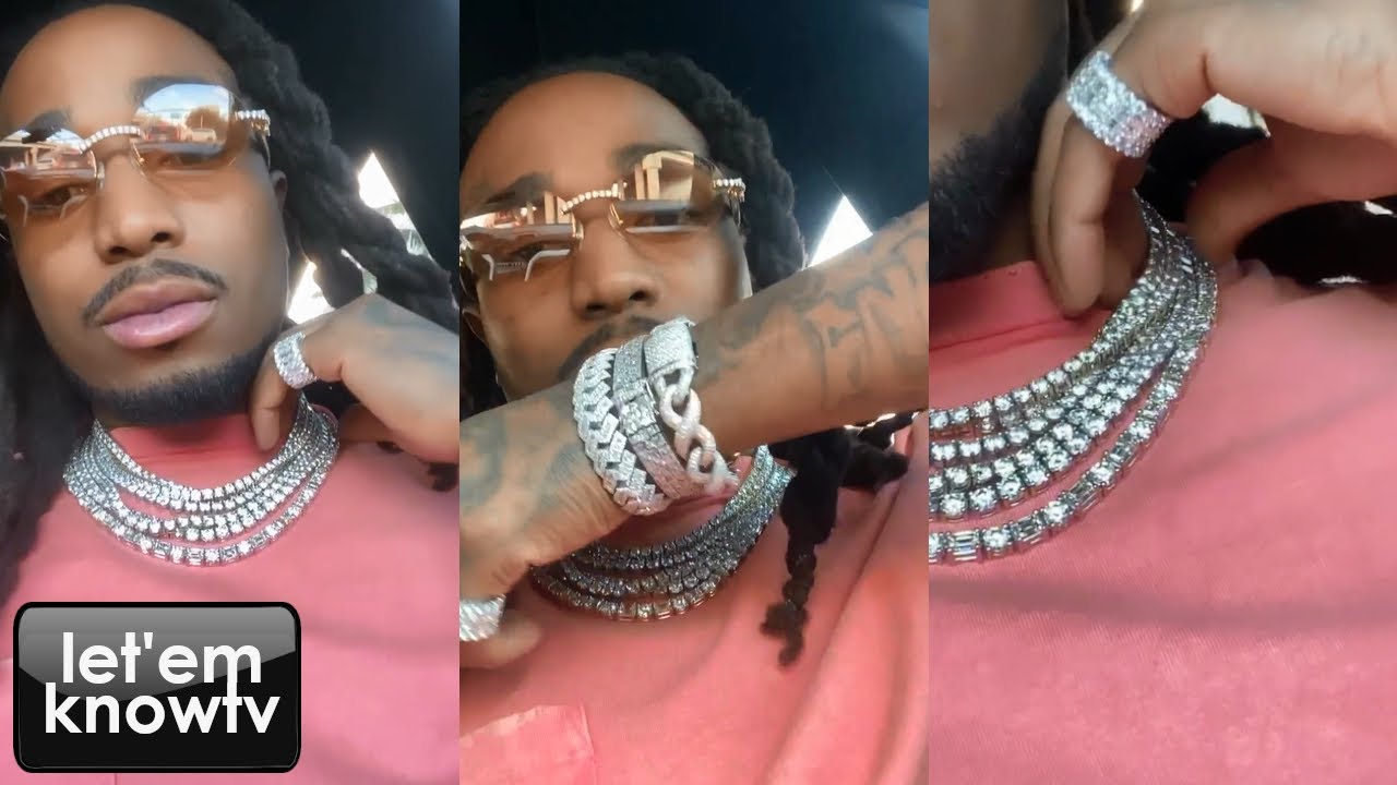 Quavo Just Got Some New Diamond Pieces From Haimov Jewelers For Himself ...