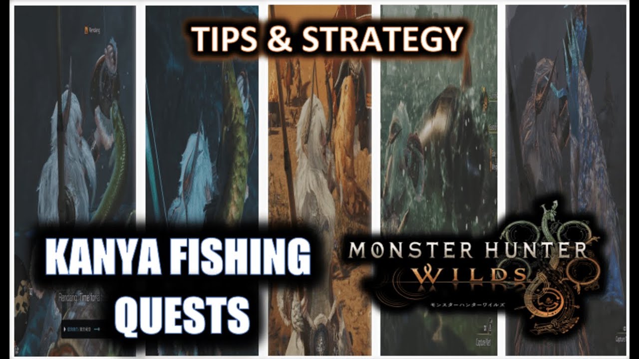 Tips & Strategy Kanya Side Mission Quests Fishing, MH Wilds【GRAVID ...