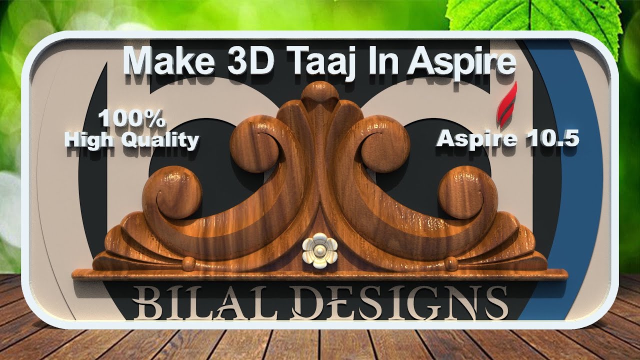 How to make 3D Taaj in aspire | Aspire 10.5 - YouTube