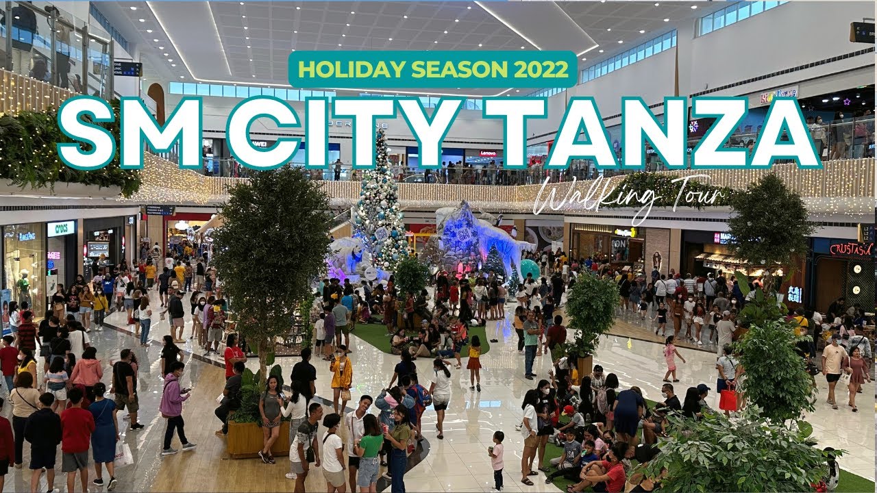 Holidays at the SM City Tanza Mall in Cavite, Philippines | 4K Walking ...