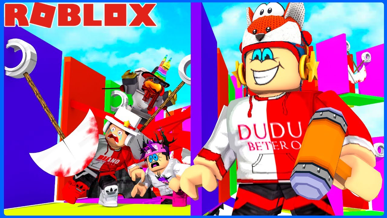 DUDU CRIOU SEU PRÓPRIO PARKOUR NO ROBLOX😃 - YouTube