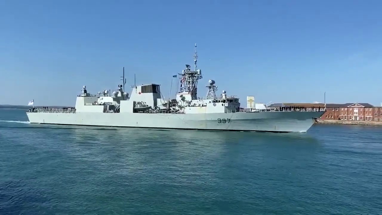 Welcome to Portsmouth HMCS Fredericton - YouTube