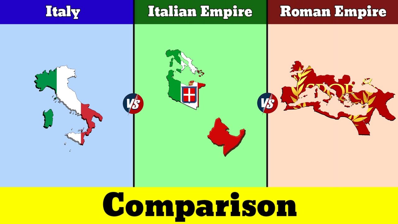 Italy vs Italian Empire vs Roman Empire | Roman Empire vs Italian ...