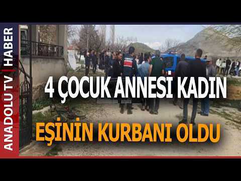 AĞITLAR YÜREK YAKTI - 4 ÇOCUK ANNESİ EŞİNİ ÖLDÜRÜP CANINA KIYDI!