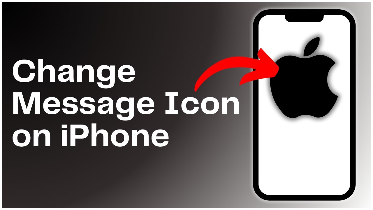 How To Change Message Icon on iPhone 2024 - YouTube