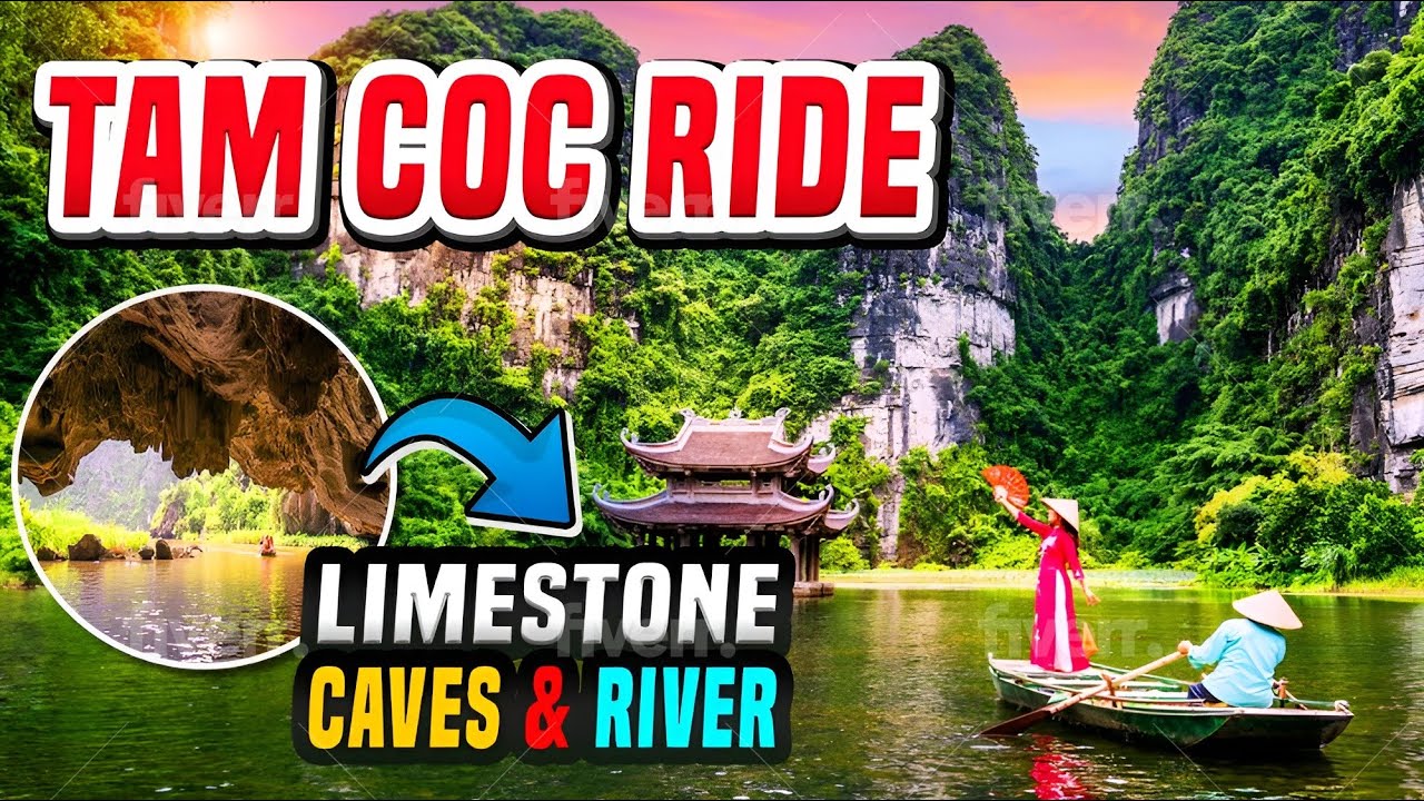 Tam Coc Vietnam Boat Ride | Stunning Limestone Caves & River Scenery ...