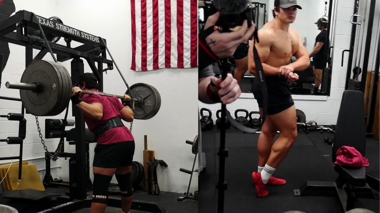 ROAD TO 700LBS SQUAT AS A WORLD CHAMP POWERLIFTER 18 YEARS OLD - YouTube