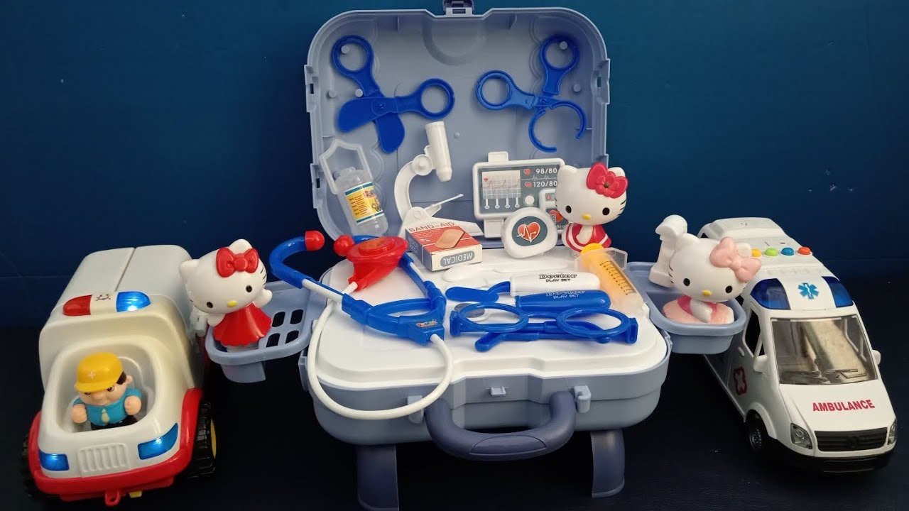14 Minutes Satisfying Hello Kitty Doctor Playset Toys | Asmr - YouTube