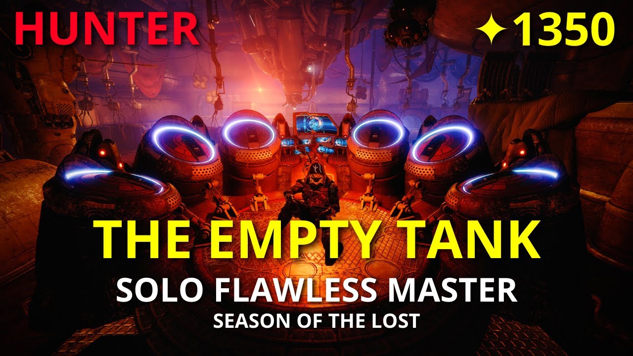 The Empty Tank - Solo Flawless Master 1350 Lost Sector | Destiny 2 (PS5 ...