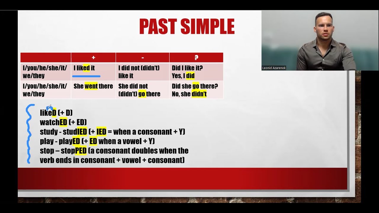 Past Simple - YouTube