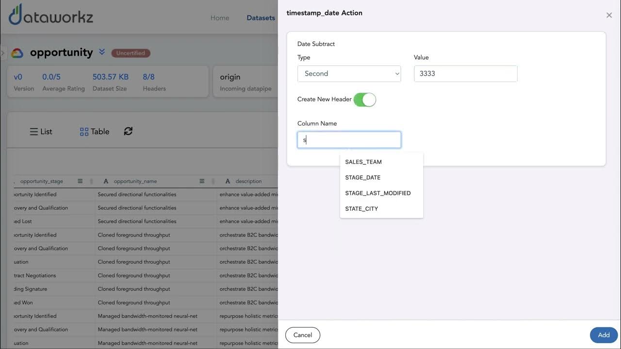 TimeStamp Date Subtract - YouTube