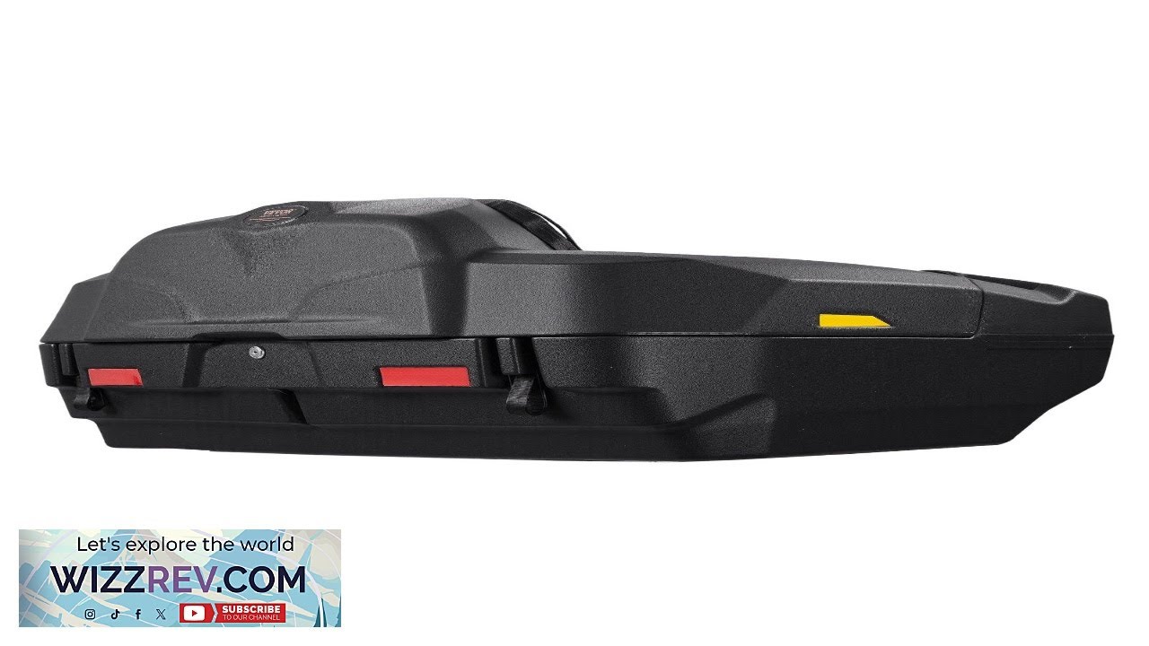 ATV Rear Storage Box Lounger 95L Waterproof ATV Cargo Box with Seat ...