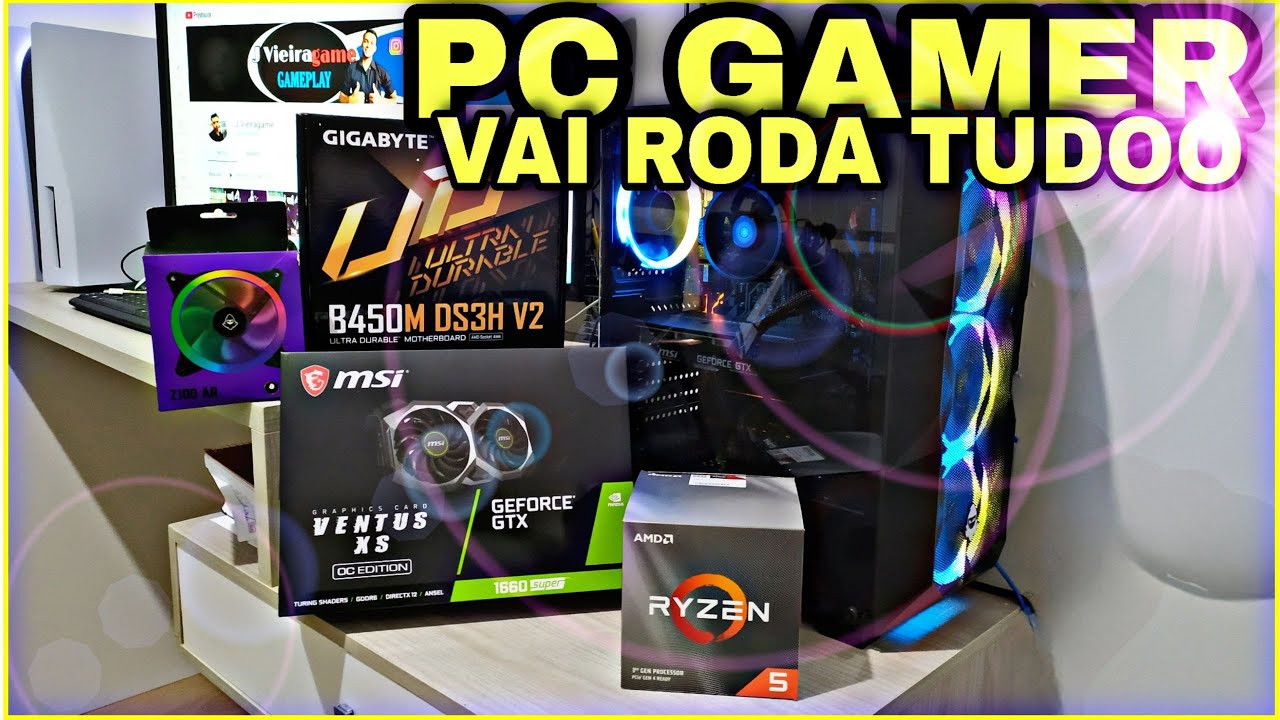 MONTEI UM SUPER PC GAMER PICHAU UNBOXING 😲 2022 - YouTube