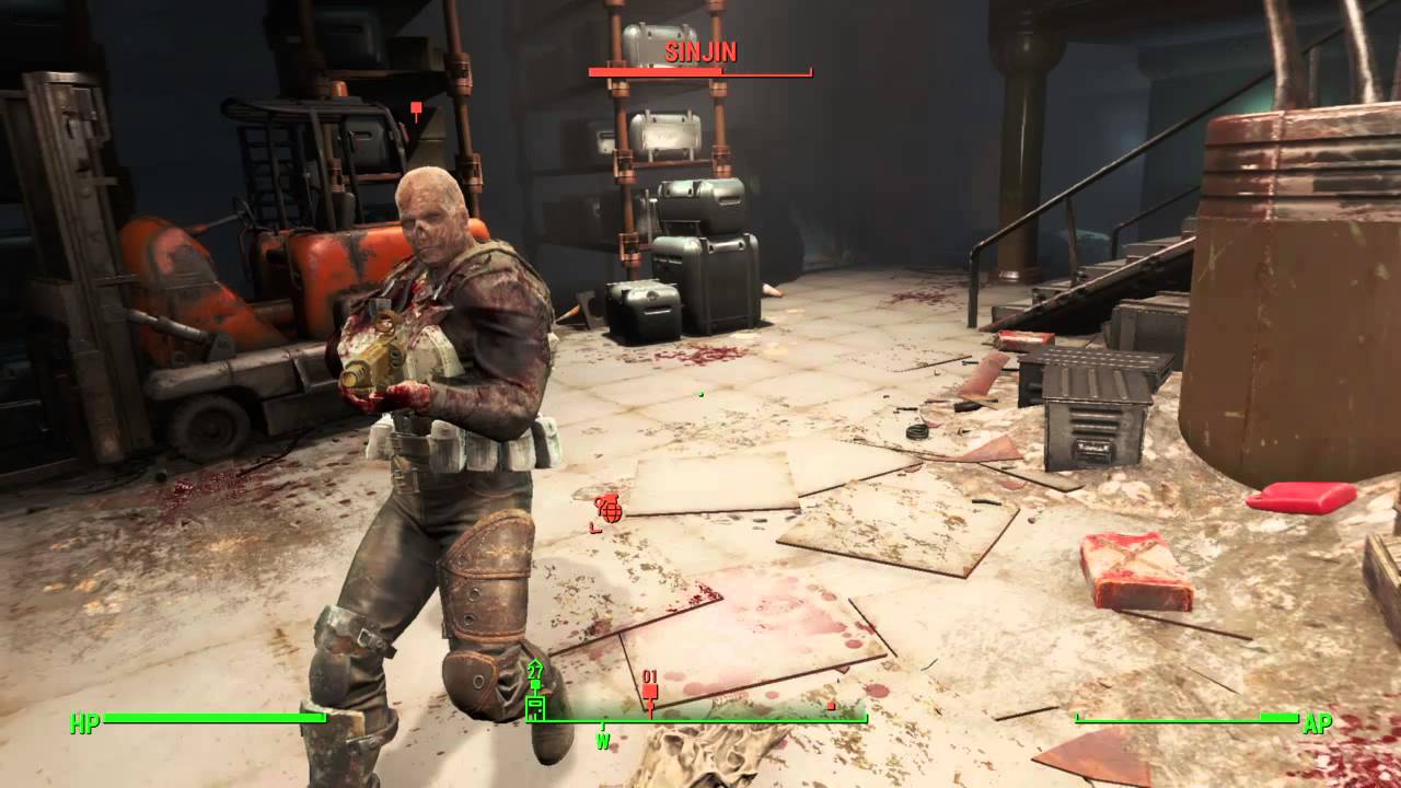 Fallout 4 Strange Weapon Damage Glitch 449 Melee Bat - YouTube