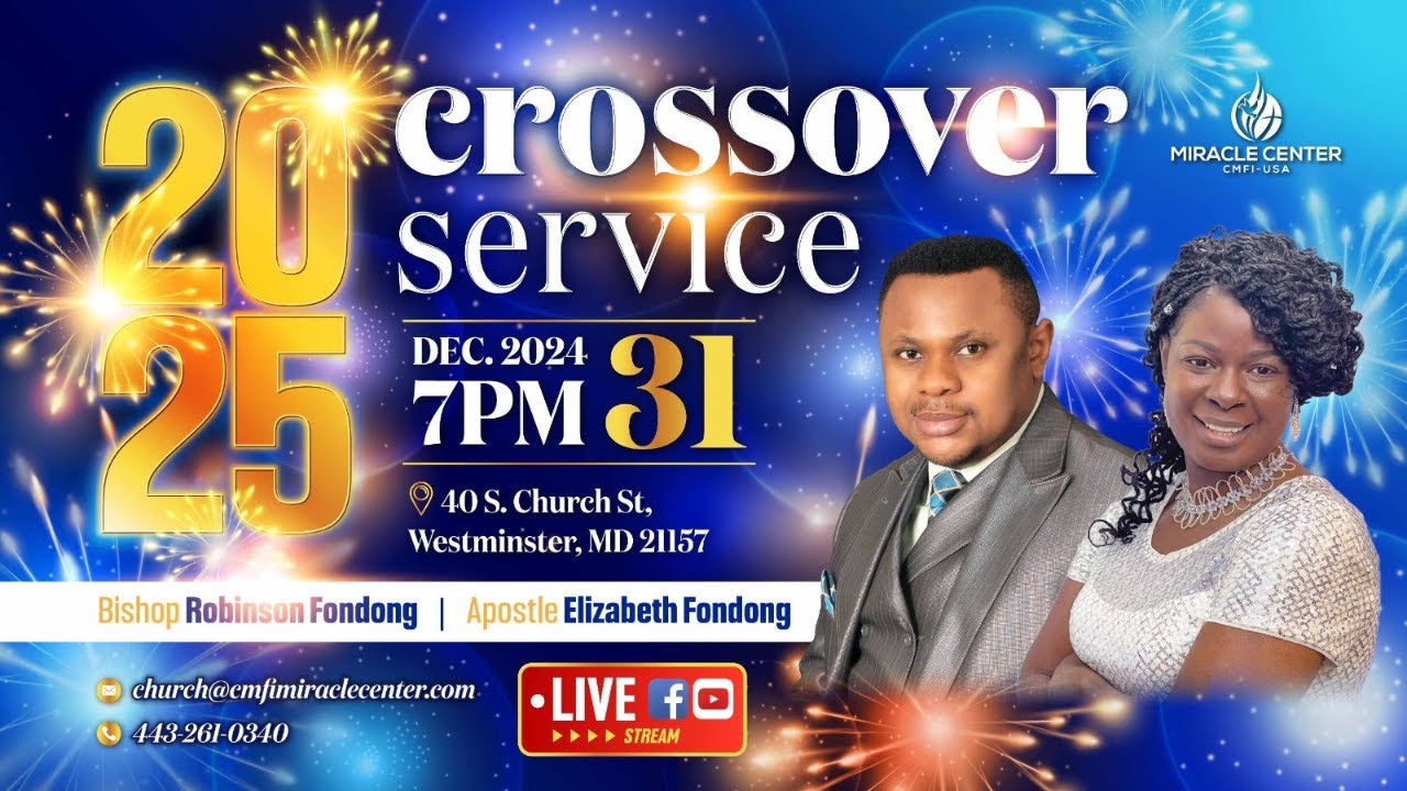 LIVE! 🔥 SPECIAL CROSSOVER SERVICE 2024-2025!!! - DECEMBER 31ST AT 7PM ...