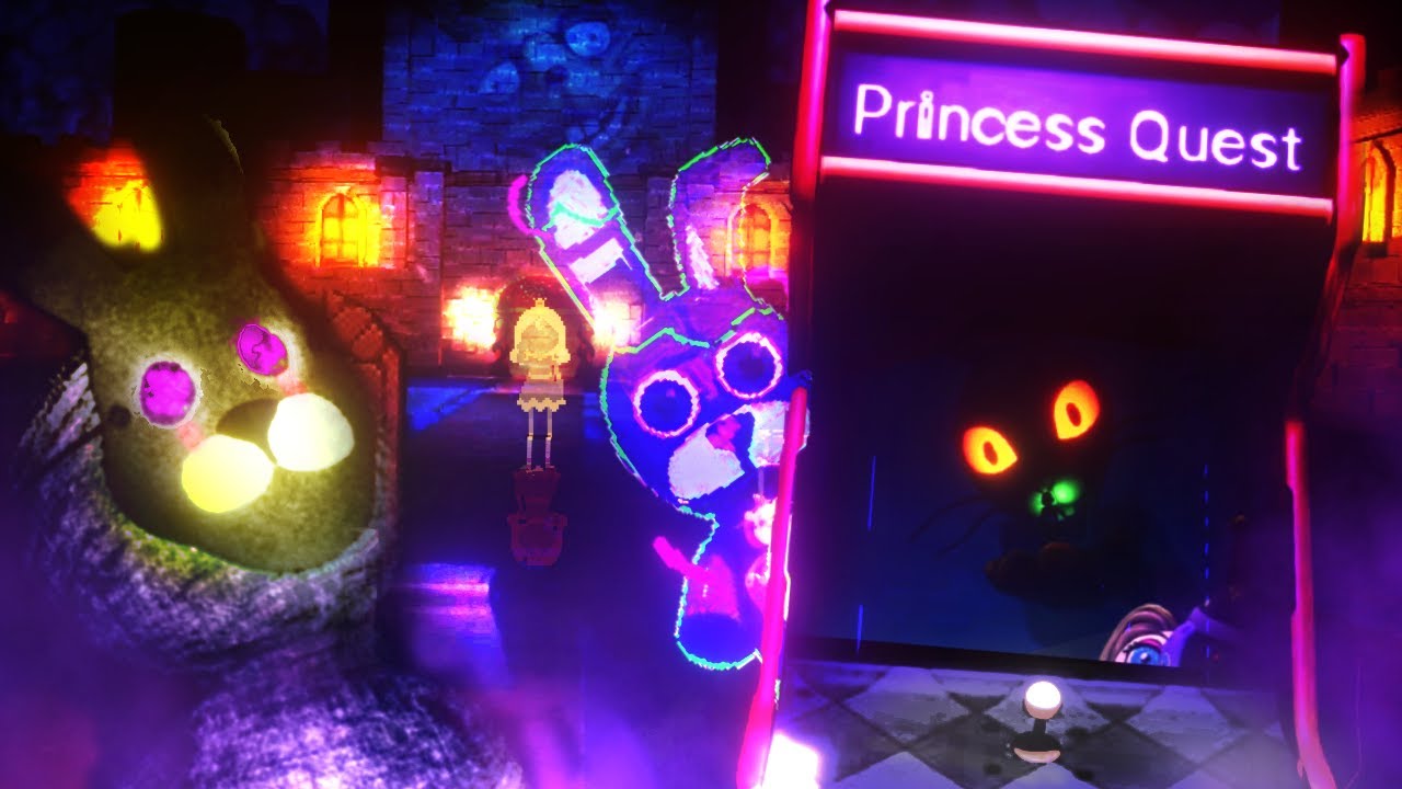 PLAYING THE PRINCESS QUEST MINIGAME (SECRET ENDING) - FNAF VR Help ...