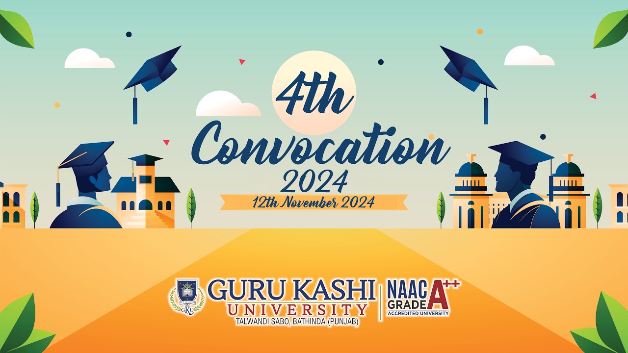 4th Convocation 2024 at Guru Kashi University - Live - YouTube