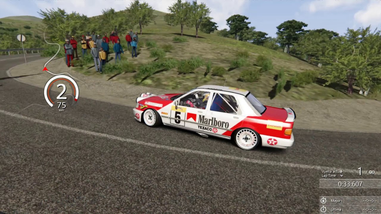 Assetto Corsa - GrA Ford Sierra Cosworth 4X4 - Subida al Garbi - YouTube