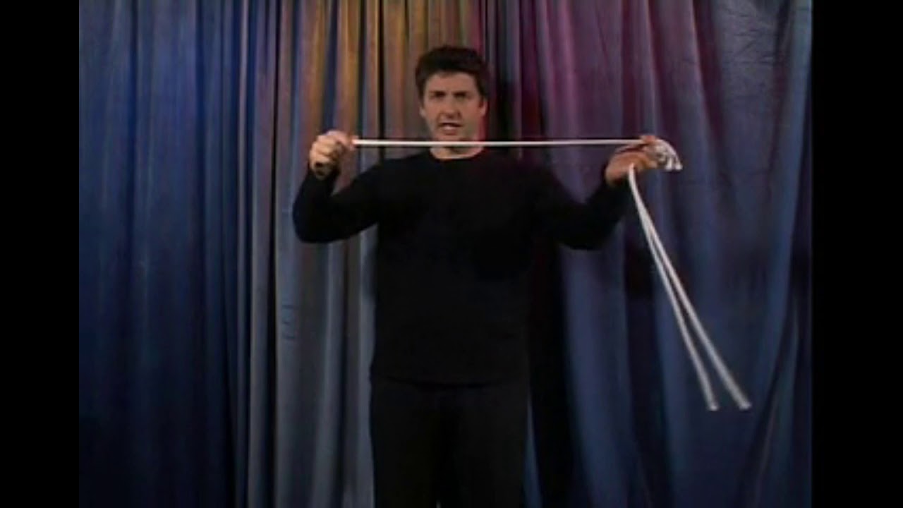 magic trick revealed | magic lesson 魔术教学与揭秘 -Three rope magic-fiber ...