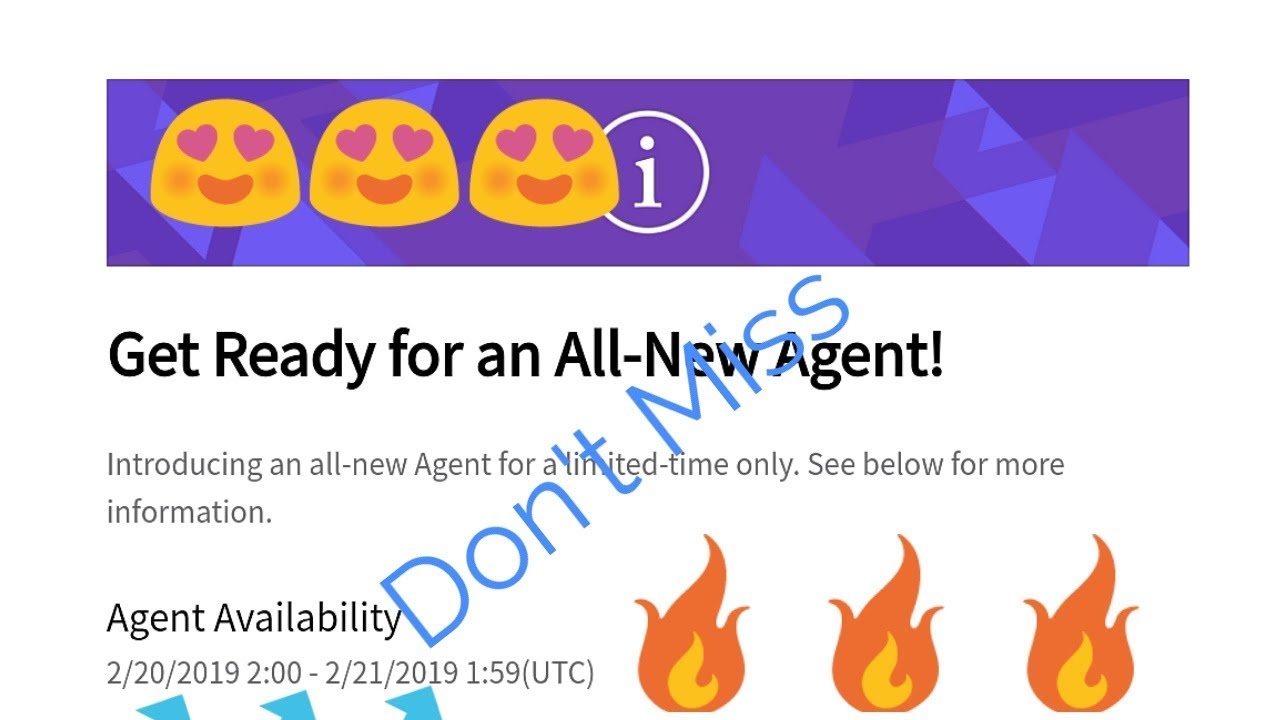 Introducing All New Agent Only for 20 February 2019 - YouTube