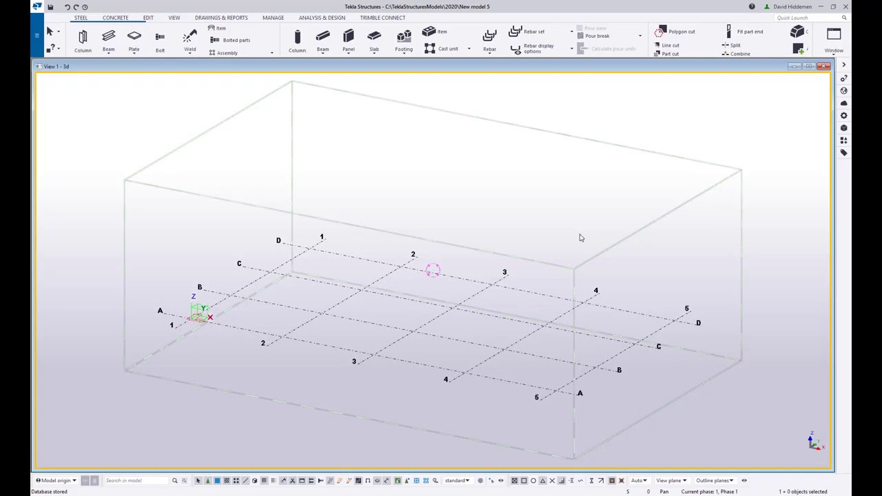[Tekla Structures] Creating Model Templates - YouTube