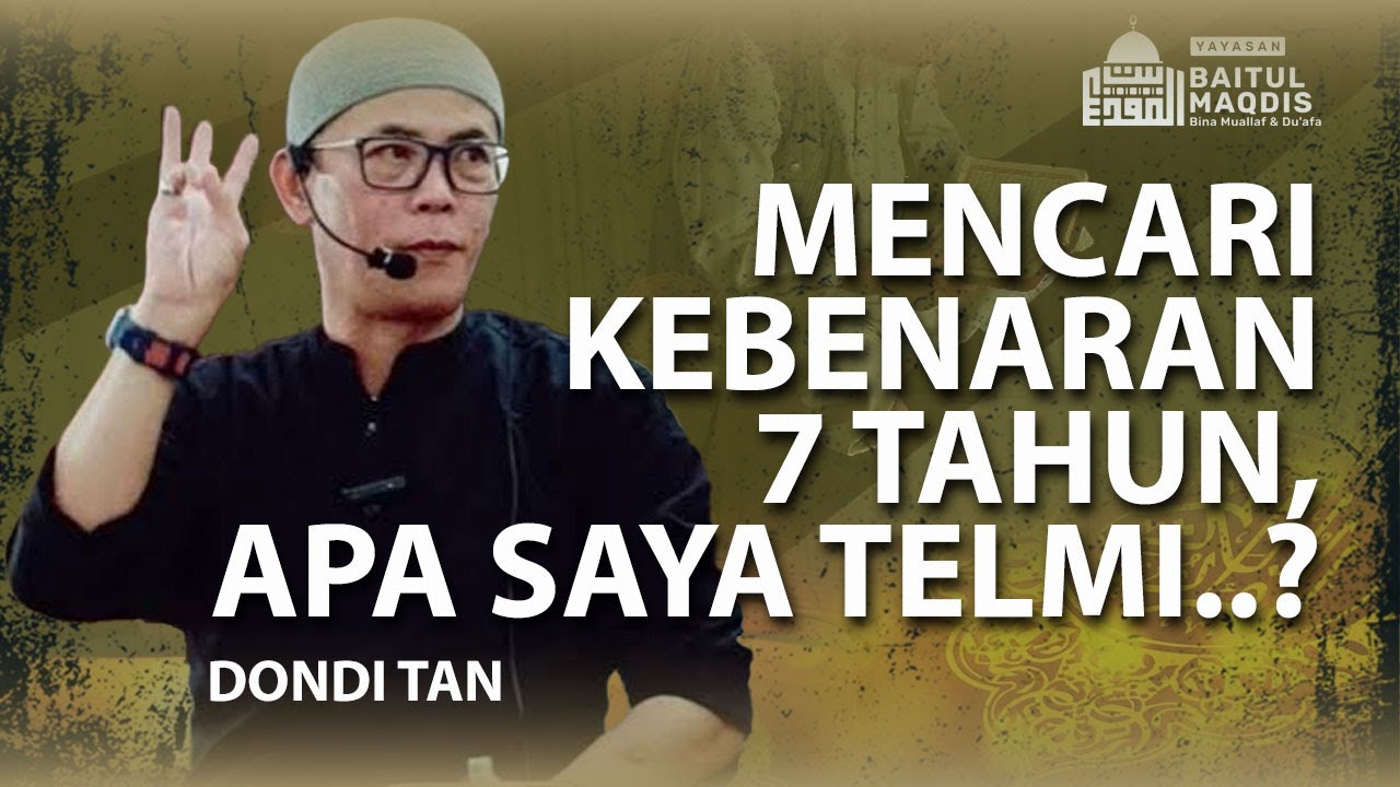 Ini Dia Cara Kristologi Koh Dondi Tan | Yayasan Baitul Maqdis - YouTube