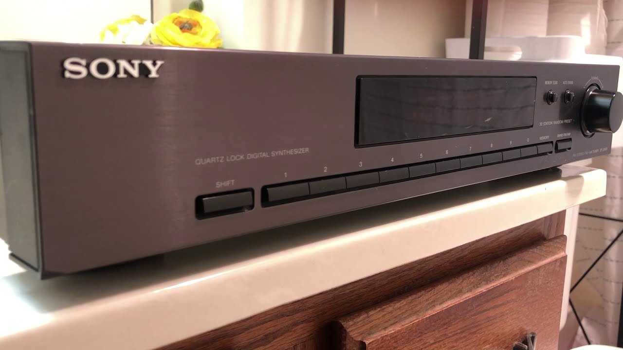 Sony ST-JX421 Quartz Lock Digital Synthesizer FM Stereo AM Tuner Radio ...