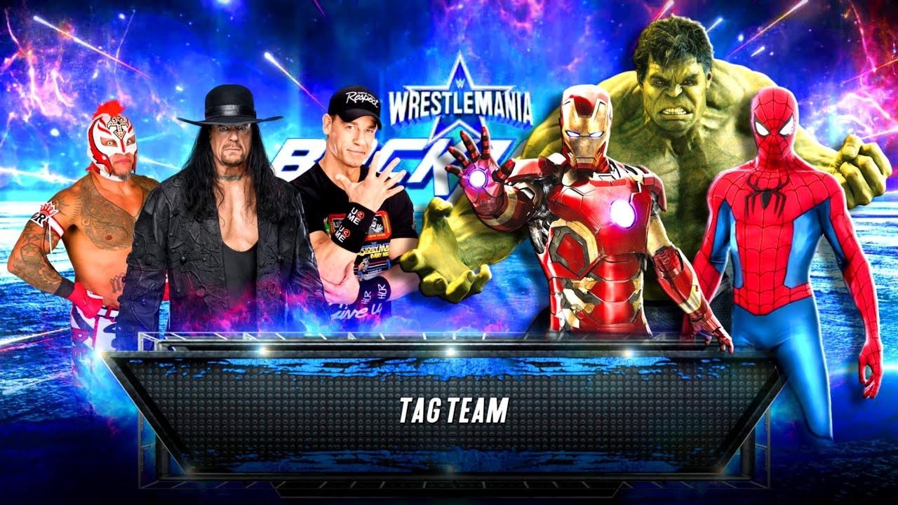 WWE vs. Marvel Avengers | WWE 2K23 | Ultra Realistic Graphics [RTX 4090 ...